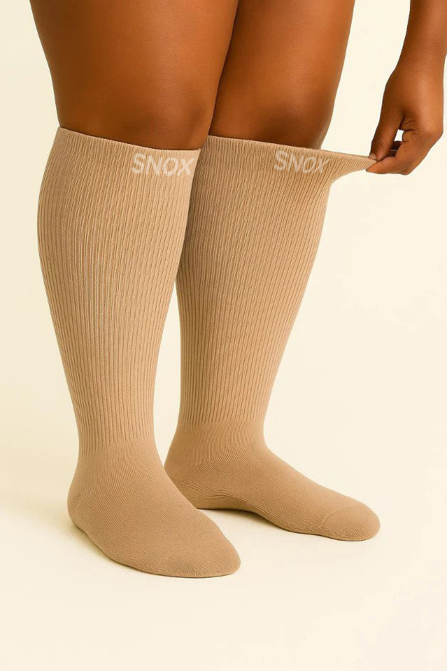 Light Brown PlusFit™ Socks – SNOX