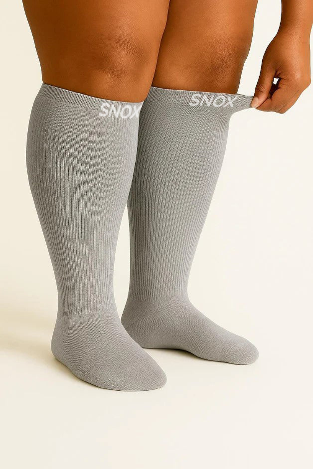 Light Grey PlusFit™ Socks – SNOX